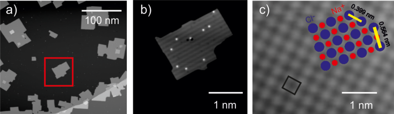 How water molecules penetrate salt crystals, seen one at a time ...